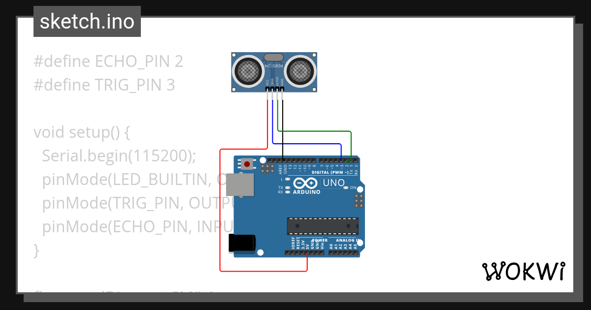 Jarak Kematian - Wokwi ESP32, STM32, Arduino Simulator Jarak Kematian - Wokwi ESP32, STM32, Arduino Simulator