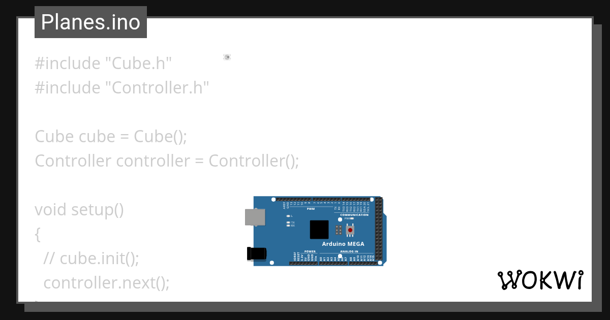 Planes.ino - Wokwi ESP32, STM32, Arduino Simulator