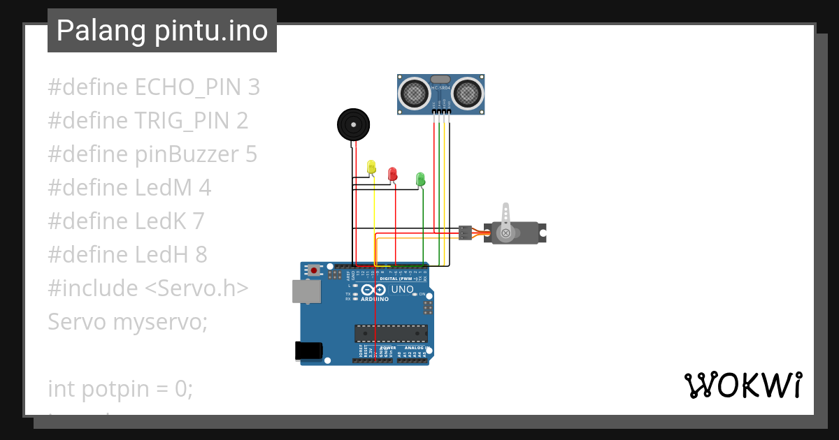 Palang pintu.ino - Wokwi ESP32, STM32, Arduino Simulator