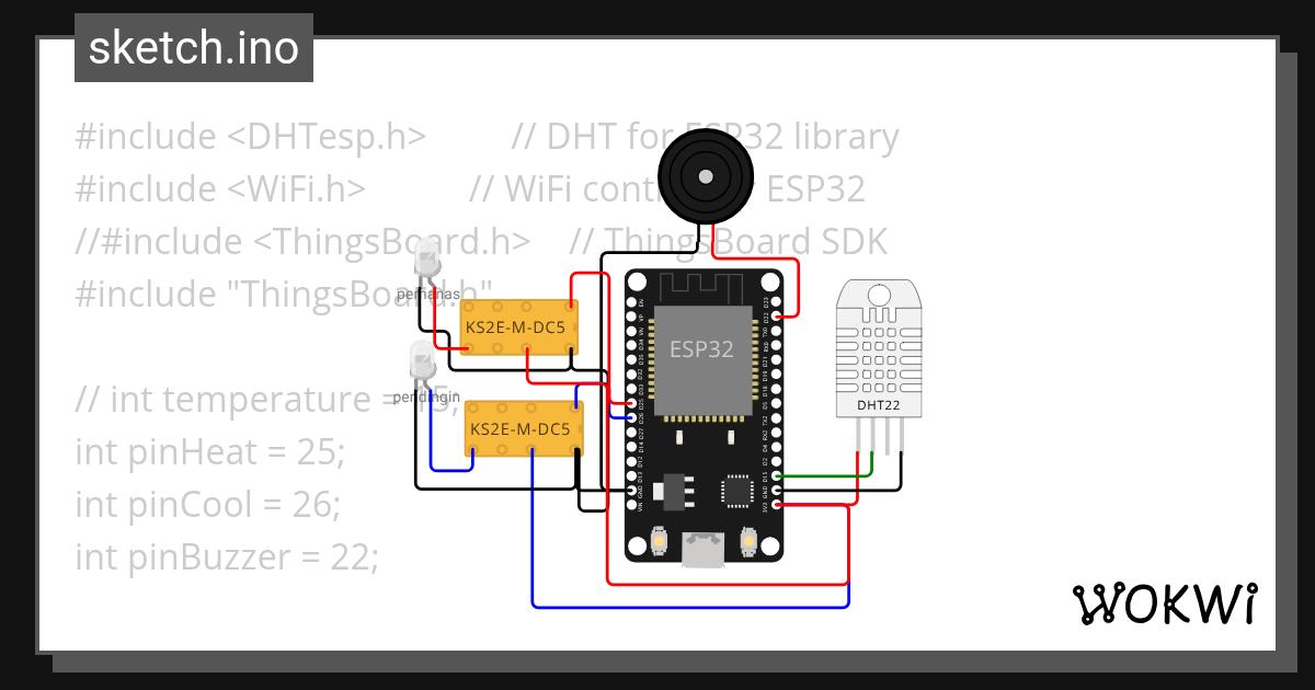 sketch.ino - Wokwi ESP32, STM32, Arduino Simulator
