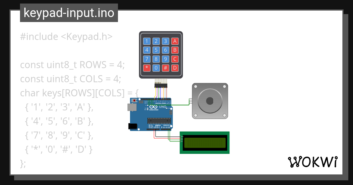 Keypad O Wokwi Esp32 Stm32 Arduino Simulator 4964