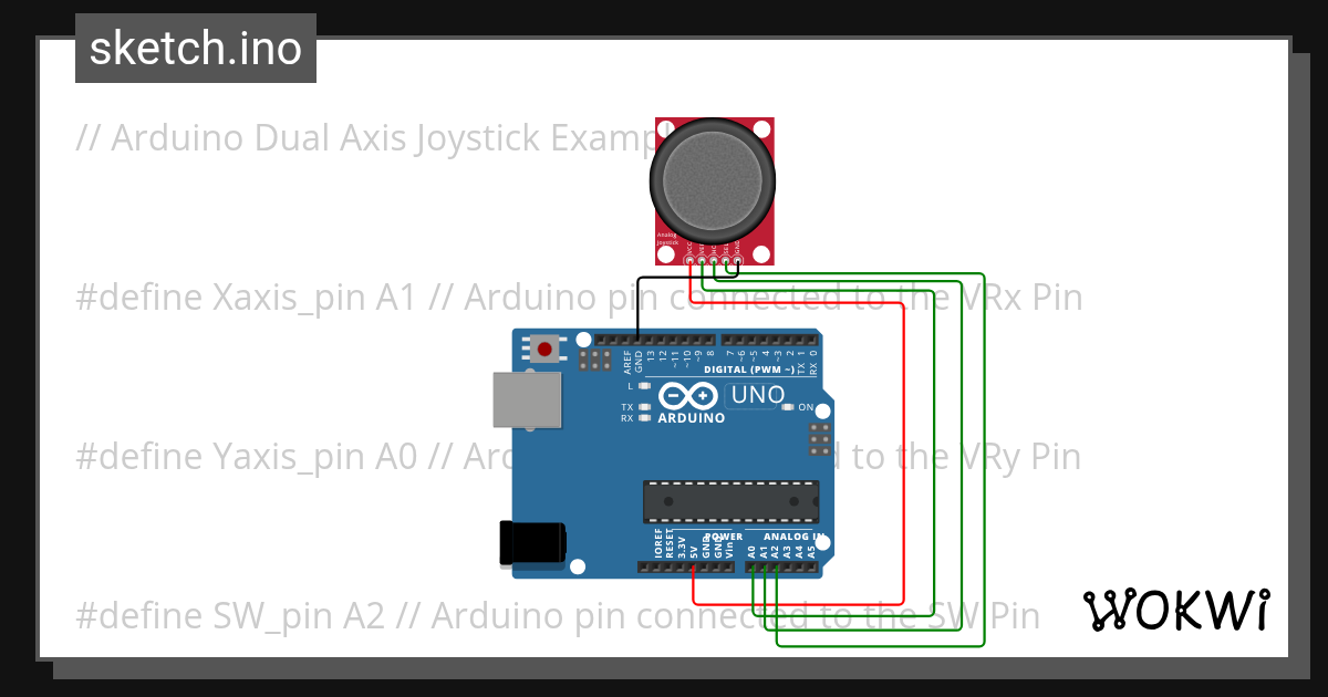 joystick - Wokwi ESP32, STM32, Arduino Simulator