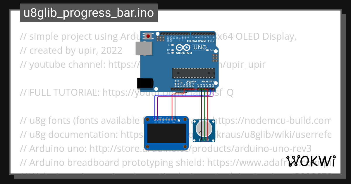 u8glib_progress_bar.ino - Wokwi ESP32, STM32, Arduino Simulator