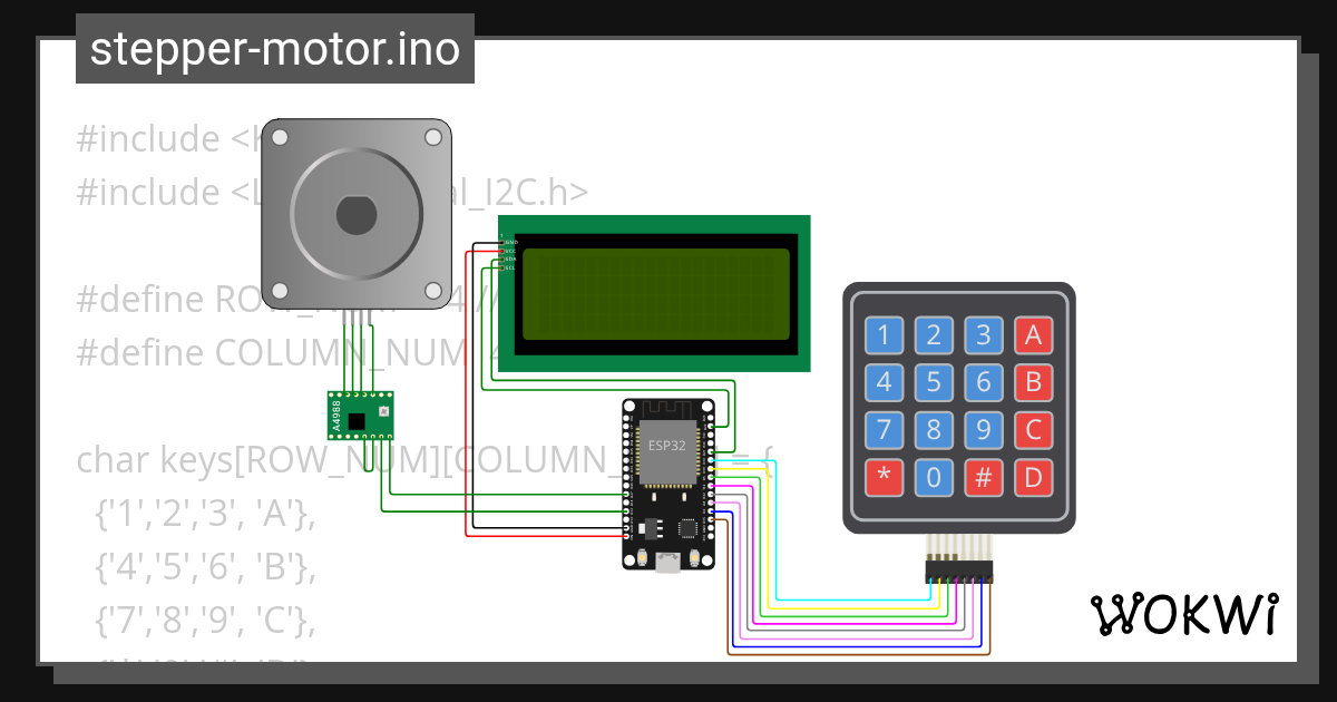 stepper-motor.ino - Wokwi ESP32, STM32, Arduino Simulator