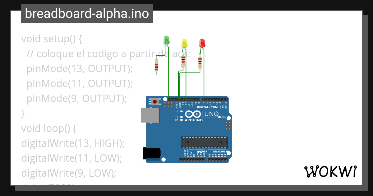 Breadboard O Wokwi Esp32 Stm32 Arduino Simulator