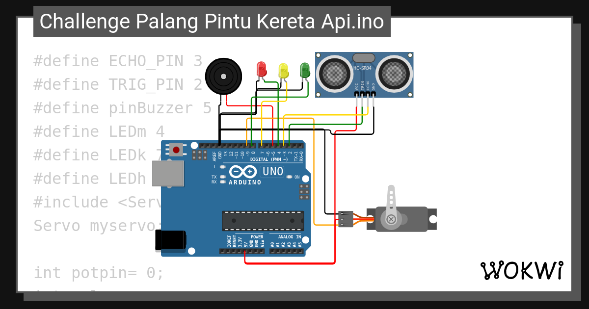 Challenge Palang Pintu Kereta O Wokwi Esp32 Stm32 Arduino Simulator