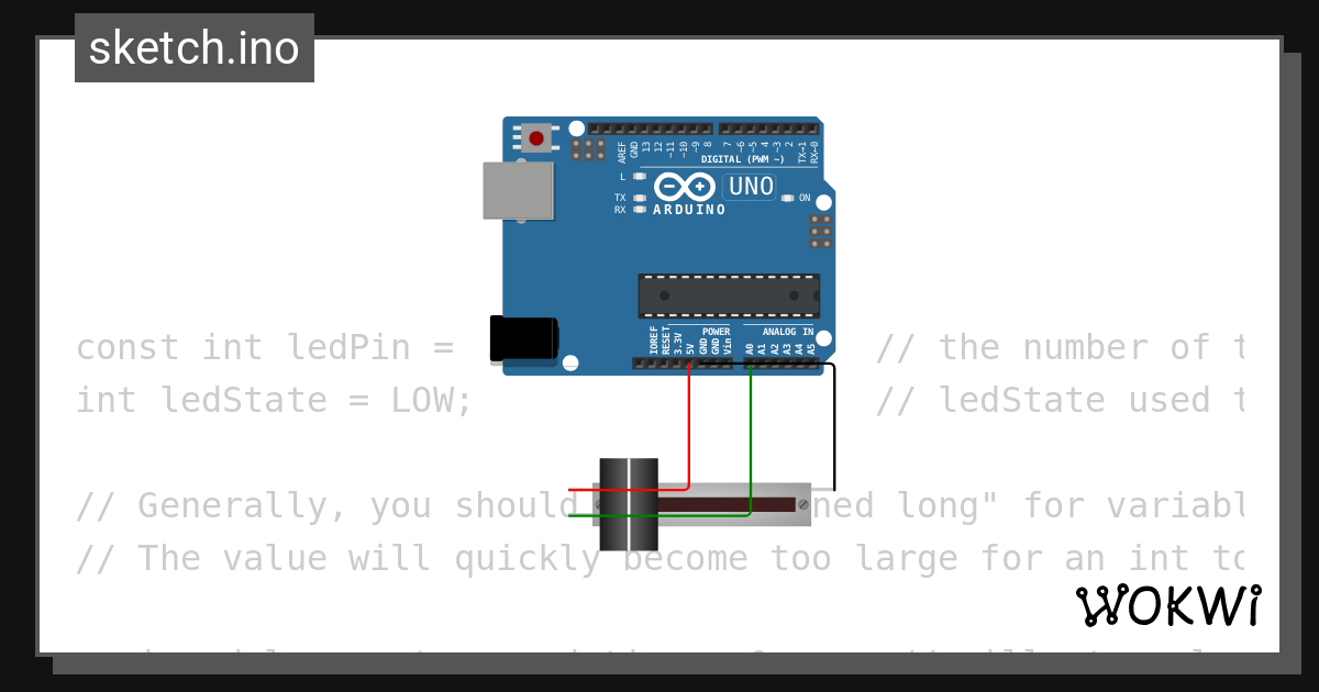 Variable Delay Wokwi Esp32 Stm32 Arduino Simulator