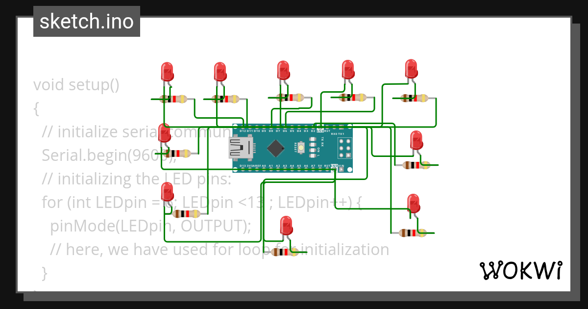 sketch.ino - Wokwi ESP32, STM32, Arduino Simulator