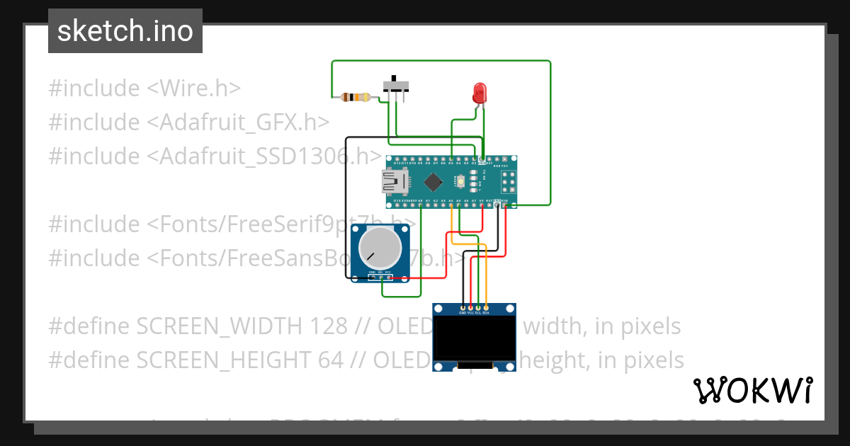 sketch.ino - Wokwi ESP32, STM32, Arduino Simulator