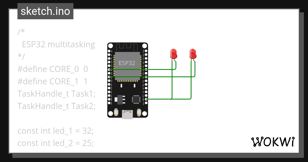 Wokwi - Online ESP32, STM32, Arduino Simulator