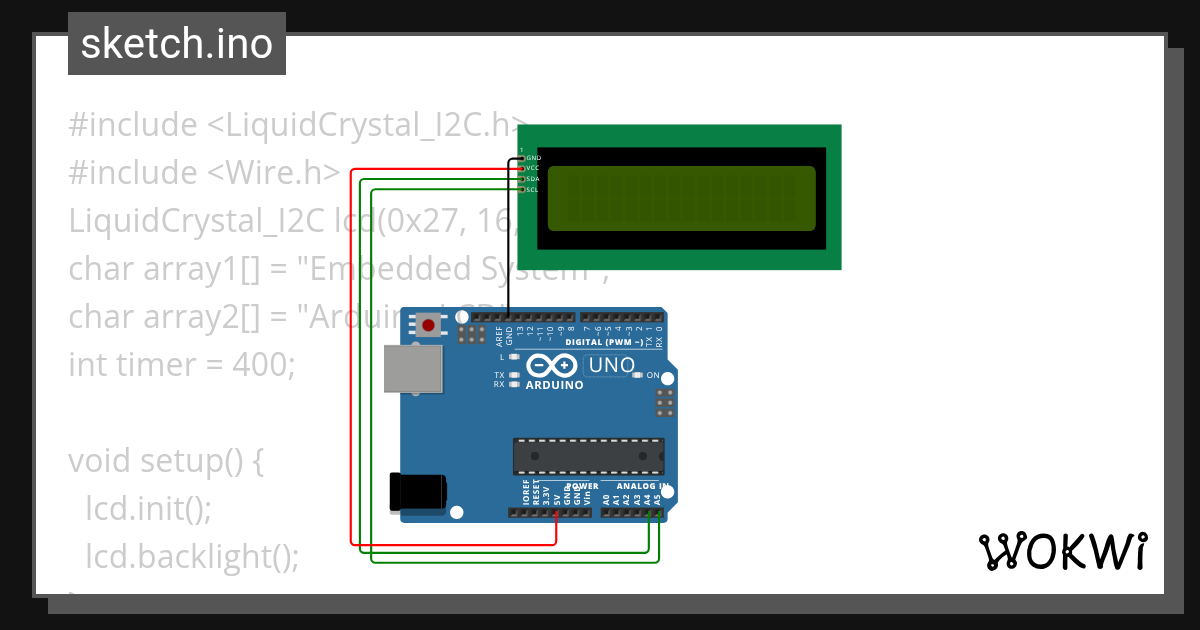 Scrolling Display Array Wokwi Esp32 Stm32 Arduino Simulator 4917