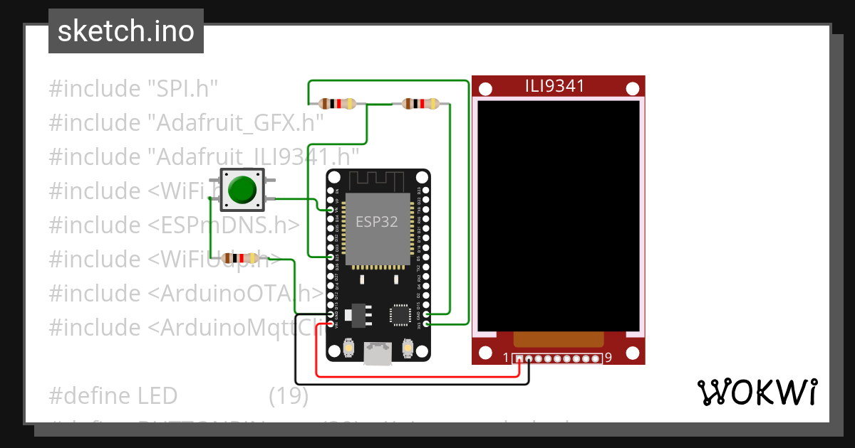 sketch.ino - Wokwi ESP32, STM32, Arduino Simulator