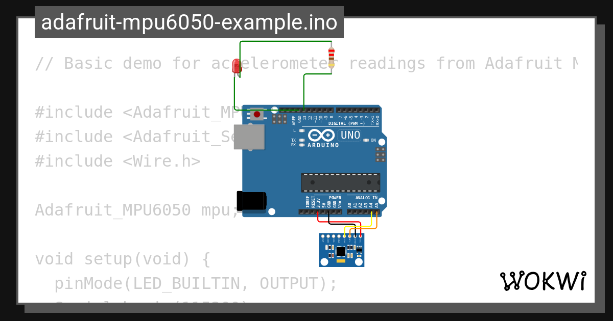 Adafruit Mpu6050 O Wokwi Esp32 Stm32 Arduino Simulator 1438