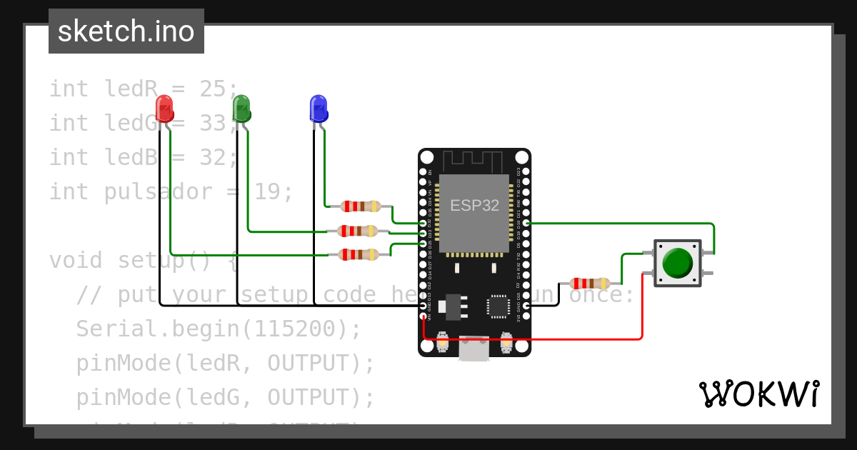 Ejercicio2 Wokwi Esp32 Stm32 Arduino Simulator 