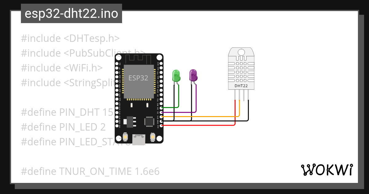esp32-dht22.ino - Wokwi Arduino and ESP32 Simulator