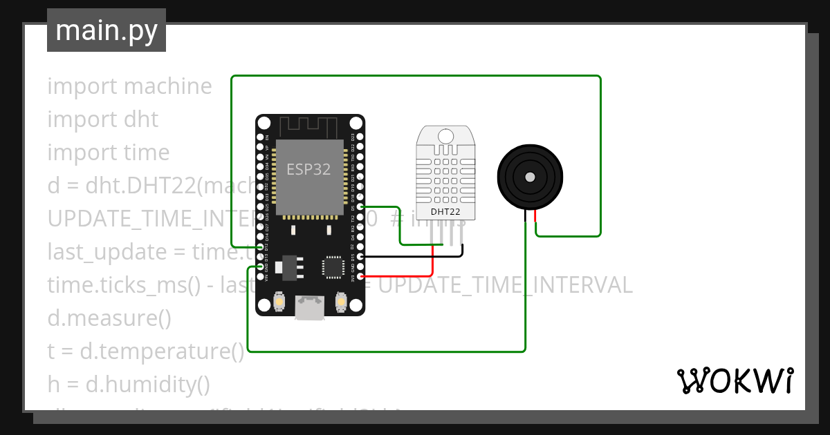 day4 project - Wokwi ESP32, STM32, Arduino Simulator
