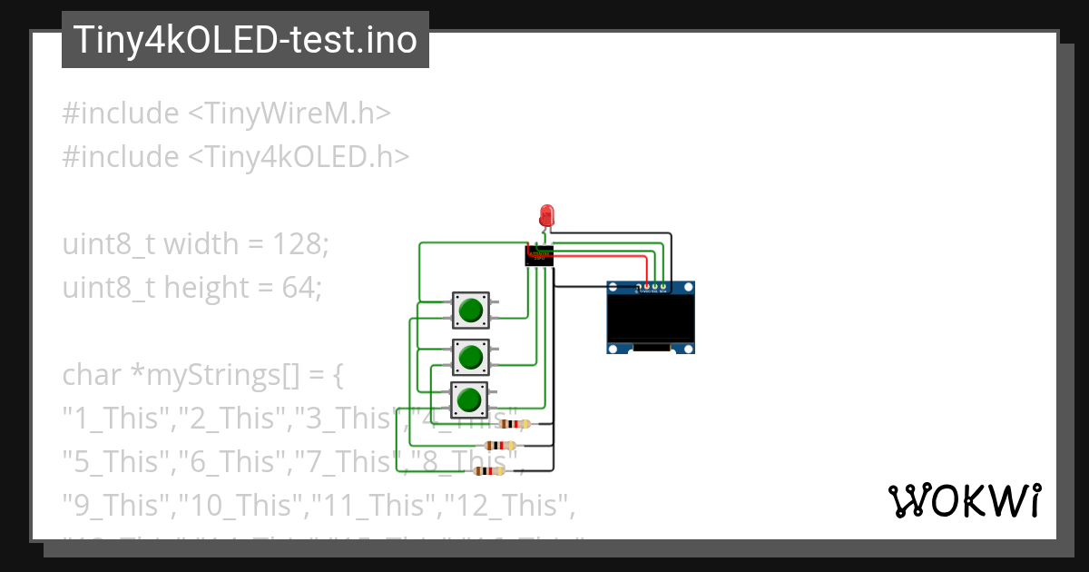 Tiny4kOLED-test.ino - Wokwi ESP32, STM32, Arduino Simulator