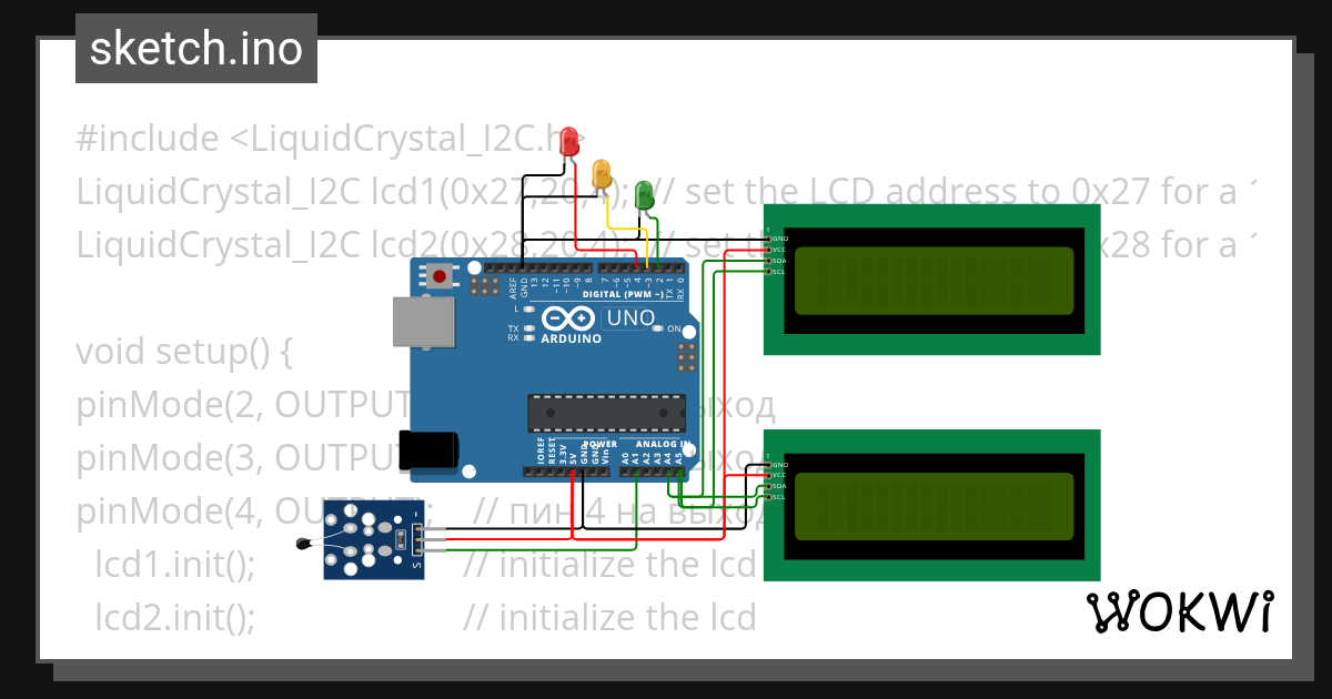 sketch.ino - Wokwi Arduino and ESP32 Simulator