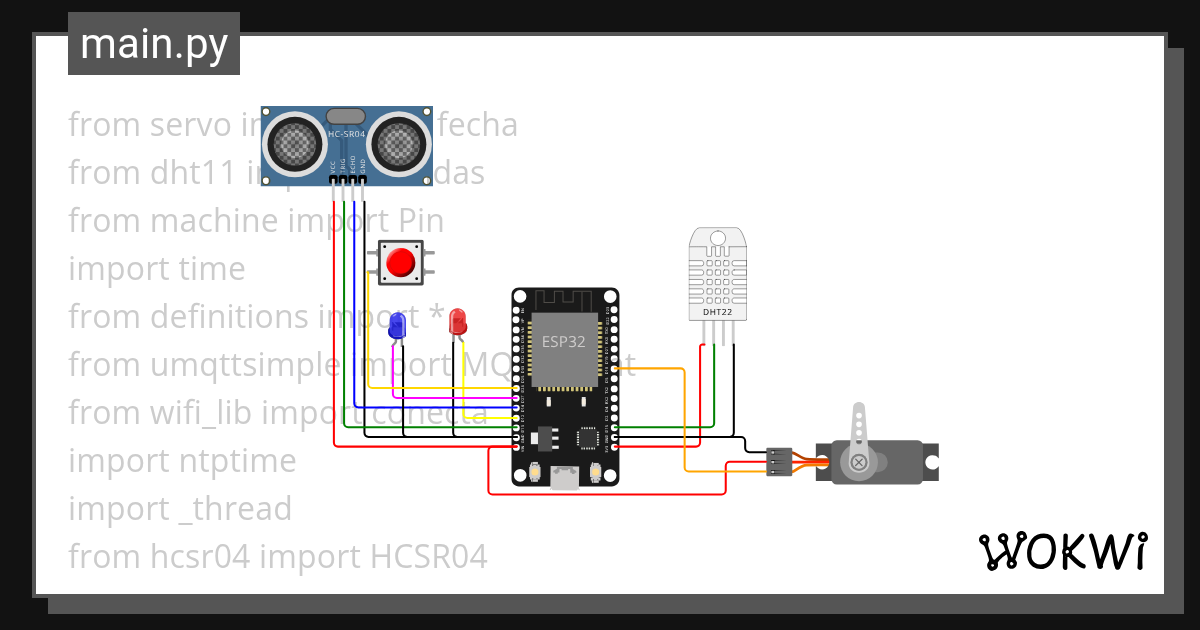 Projeto Smart Lobby - Wokwi ESP32, STM32, Arduino Simulator