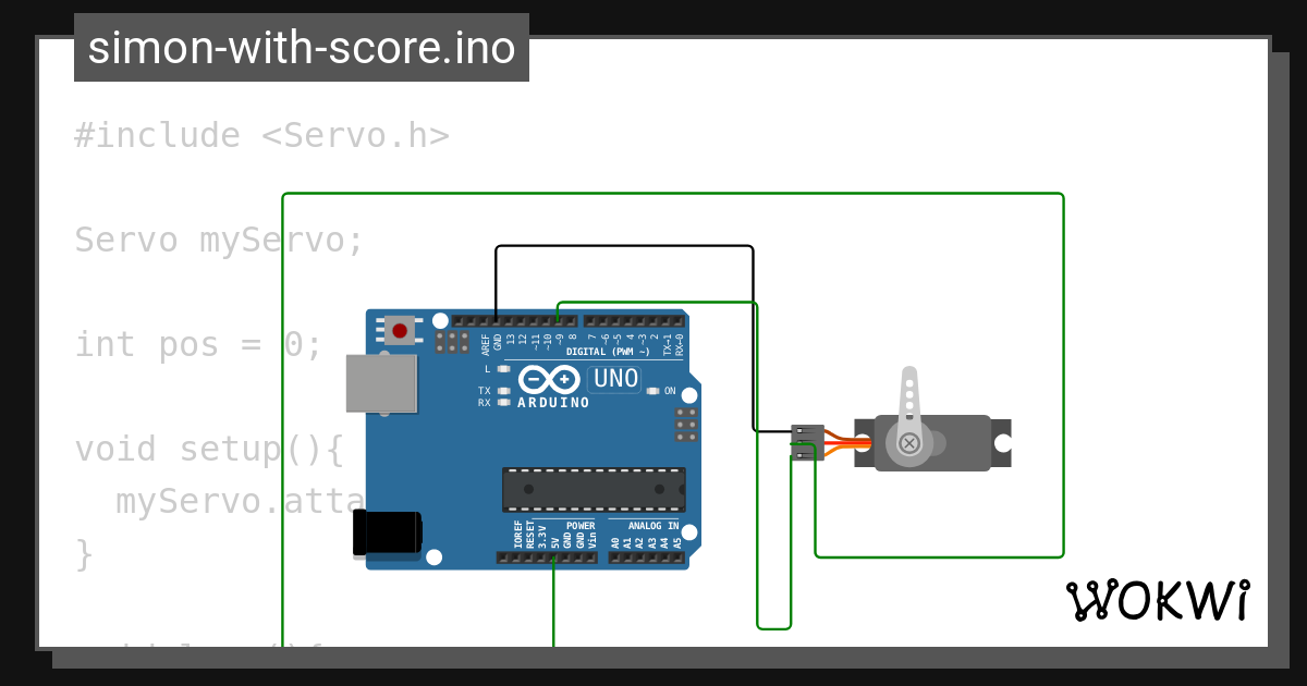 Simon With O Wokwi Esp32 Stm32 Arduino Simulator