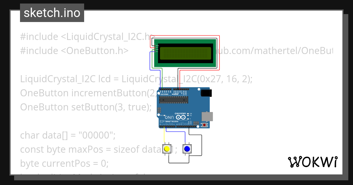 sketch.ino - Wokwi ESP32, STM32, Arduino Simulator