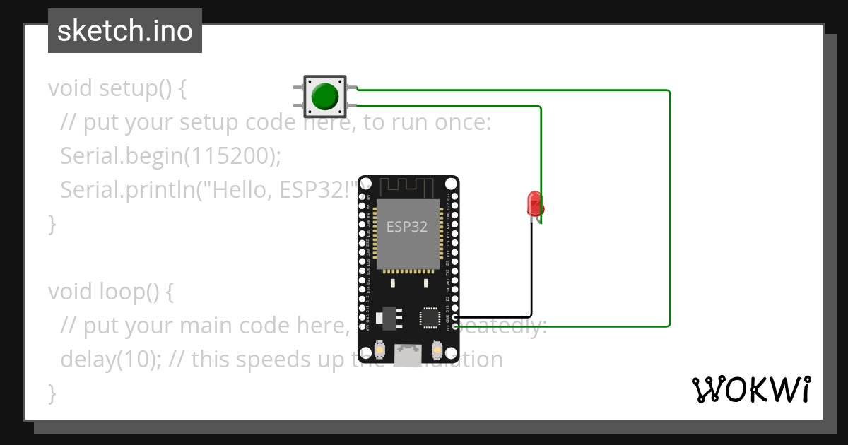 sketch.ino - Wokwi ESP32, STM32, Arduino Simulator