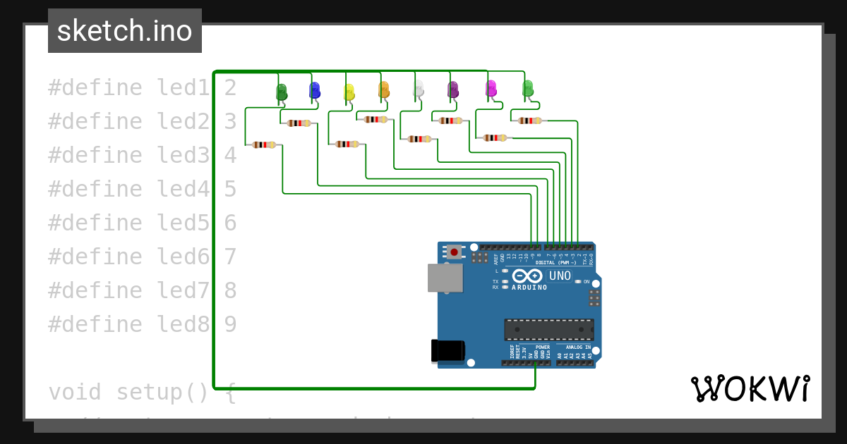 Led Bolak O Wokwi Esp32 Stm32 Arduino Simulator 3092