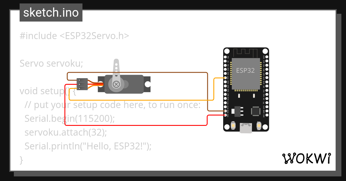 sketch.ino - Wokwi ESP32, STM32, Arduino Simulator
