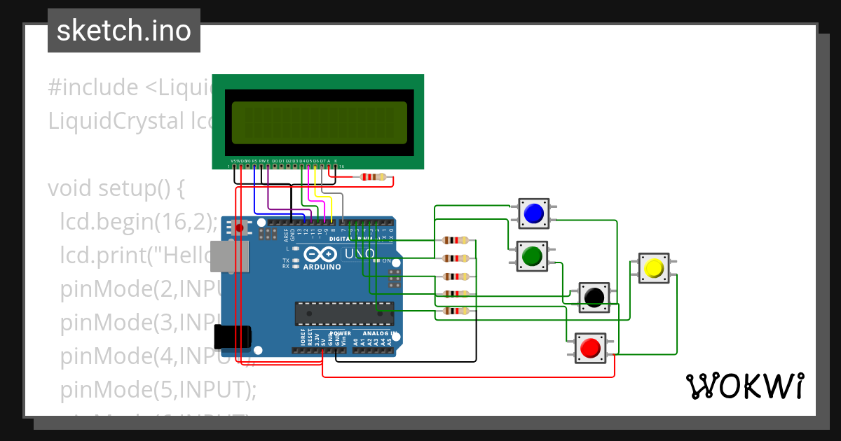sketch.ino - Wokwi ESP32, STM32, Arduino Simulator