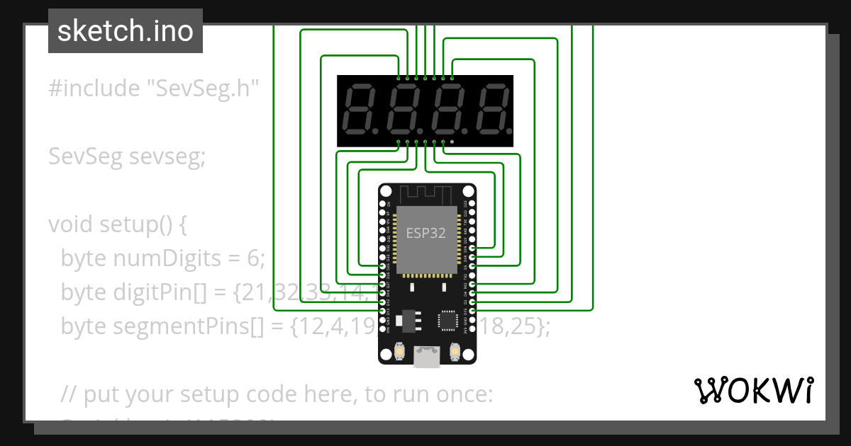 sketch.ino - Wokwi ESP32, STM32, Arduino Simulator