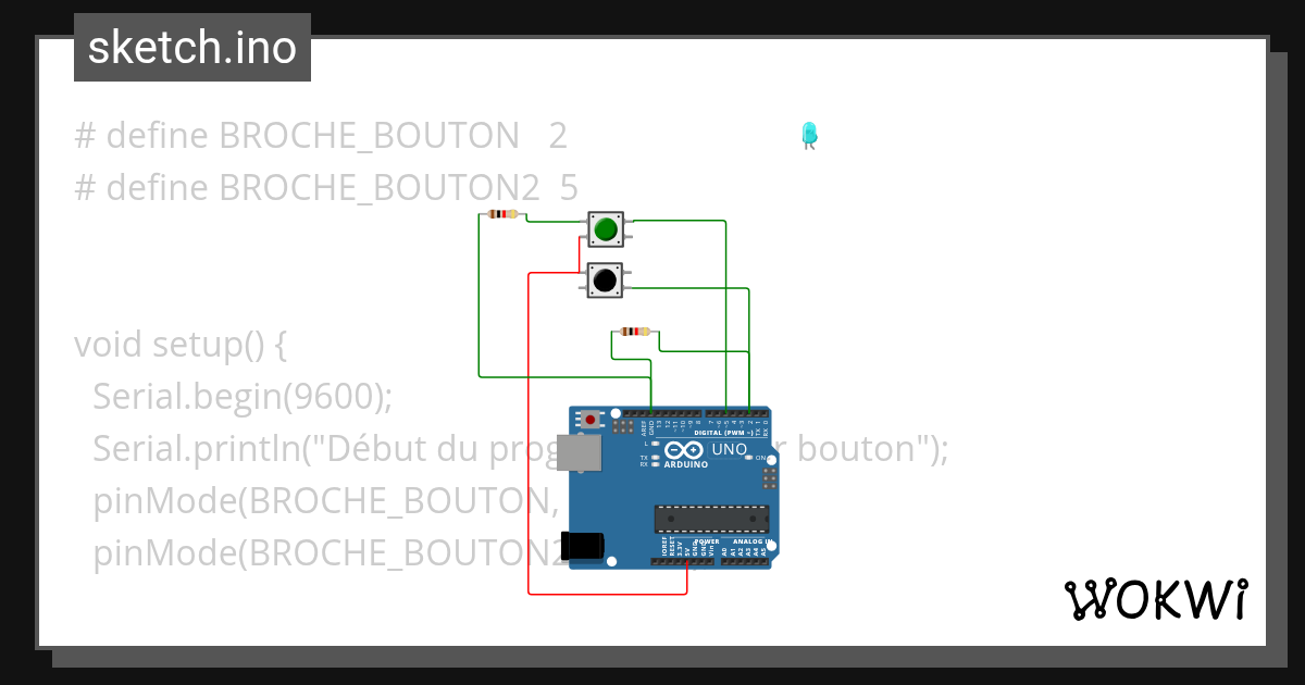 Push_Button - Wokwi ESP32, STM32, Arduino Simulator