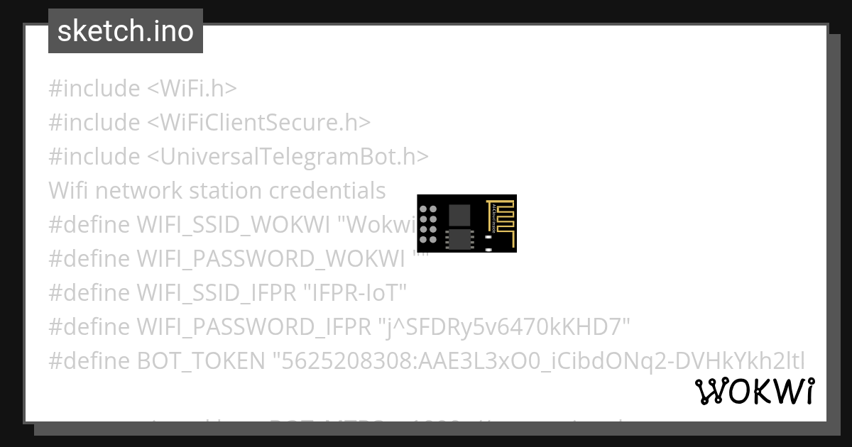 sketch.ino - Wokwi ESP32, STM32, Arduino Simulator