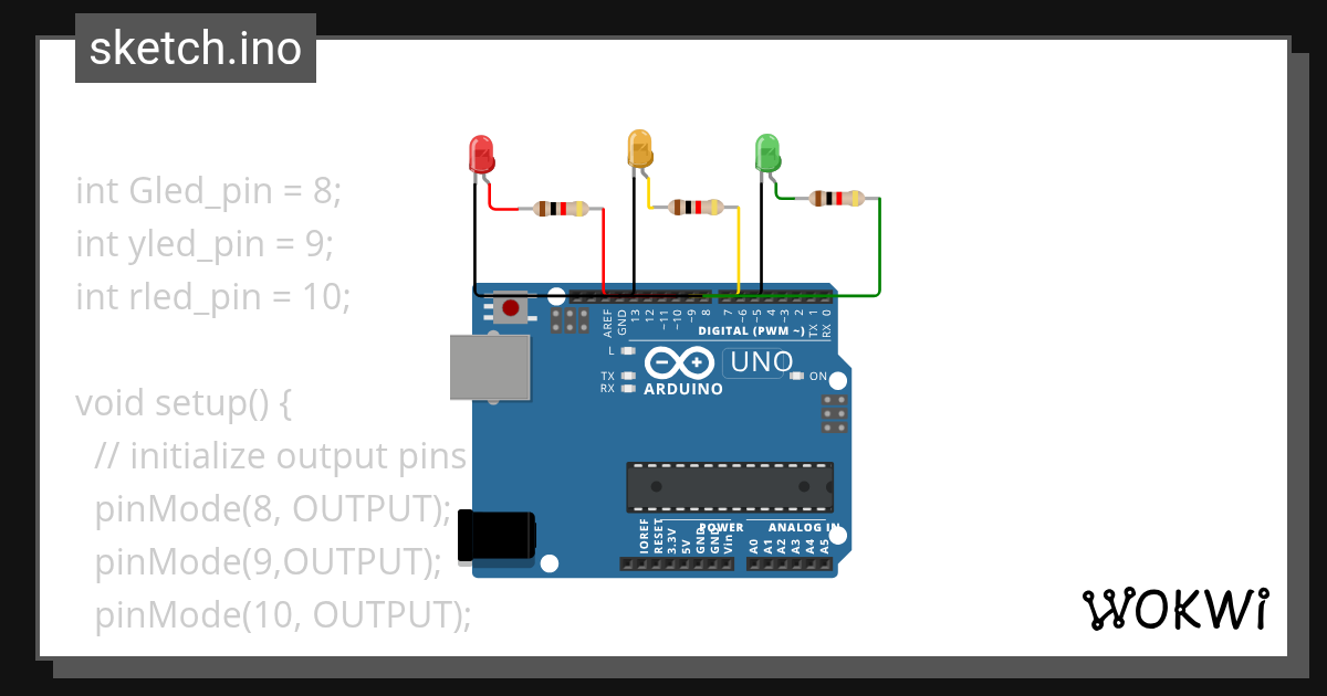 Traffico Wokwi Esp32 Stm32 Arduino Simulator 5908