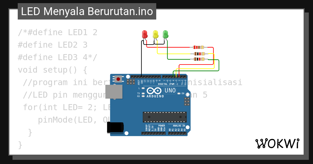 Led Menyala O Wokwi Esp32 Stm32 Arduino Simulator 2723
