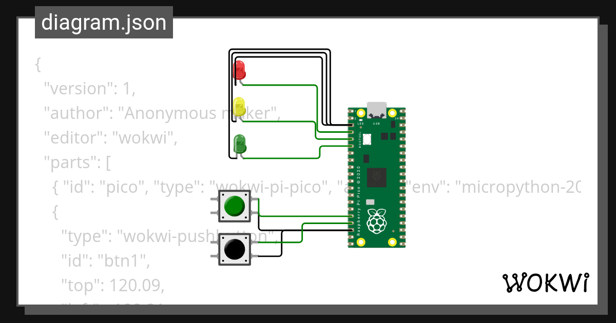 Untitled project - Wokwi ESP32, STM32, Arduino Simulator
