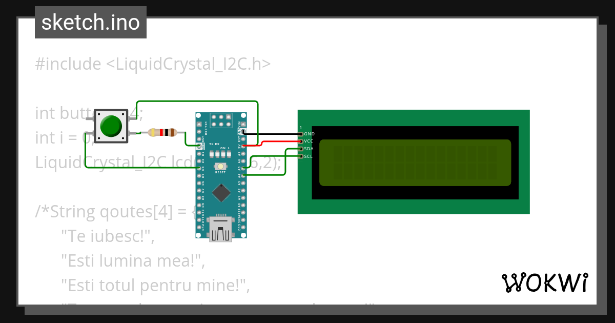 box of love - Wokwi ESP32, STM32, Arduino Simulator