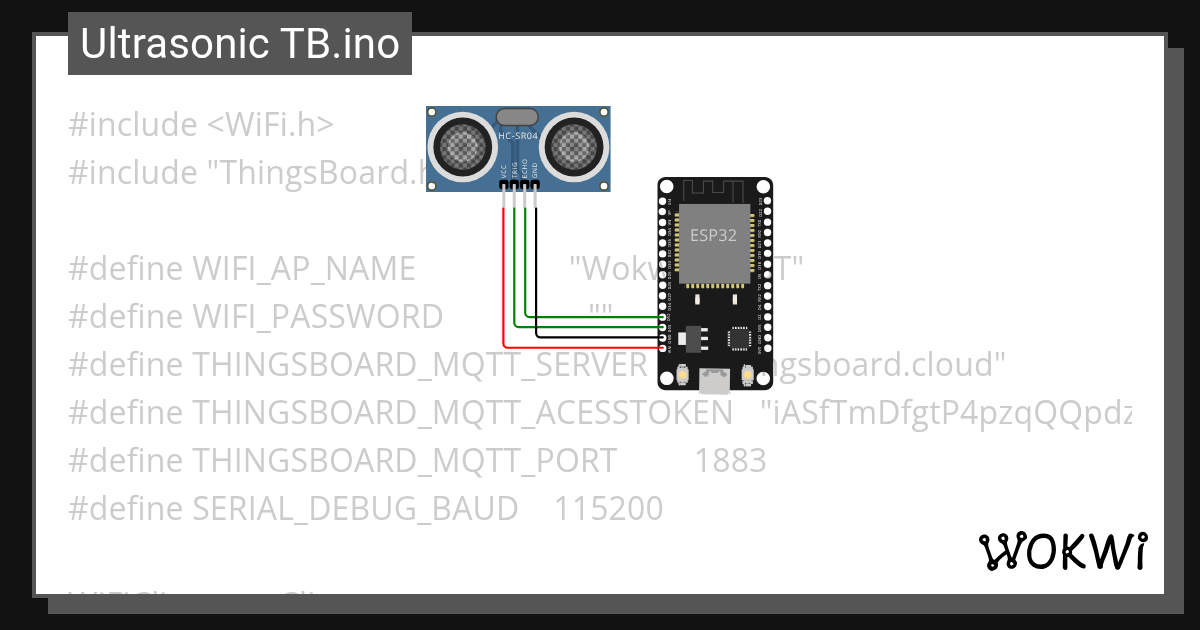 Ultrasonic O Wokwi Esp32 Stm32 Arduino Simulator 