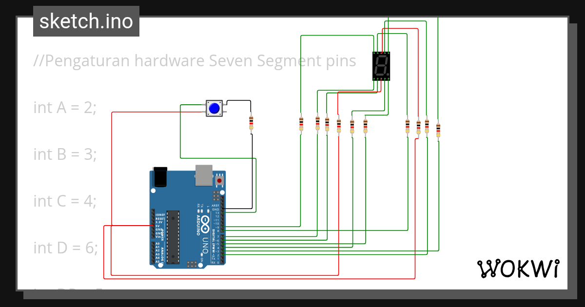 7 Segments Dengan Push Button Wokwi Esp32 Stm32 Ardui - vrogue.co