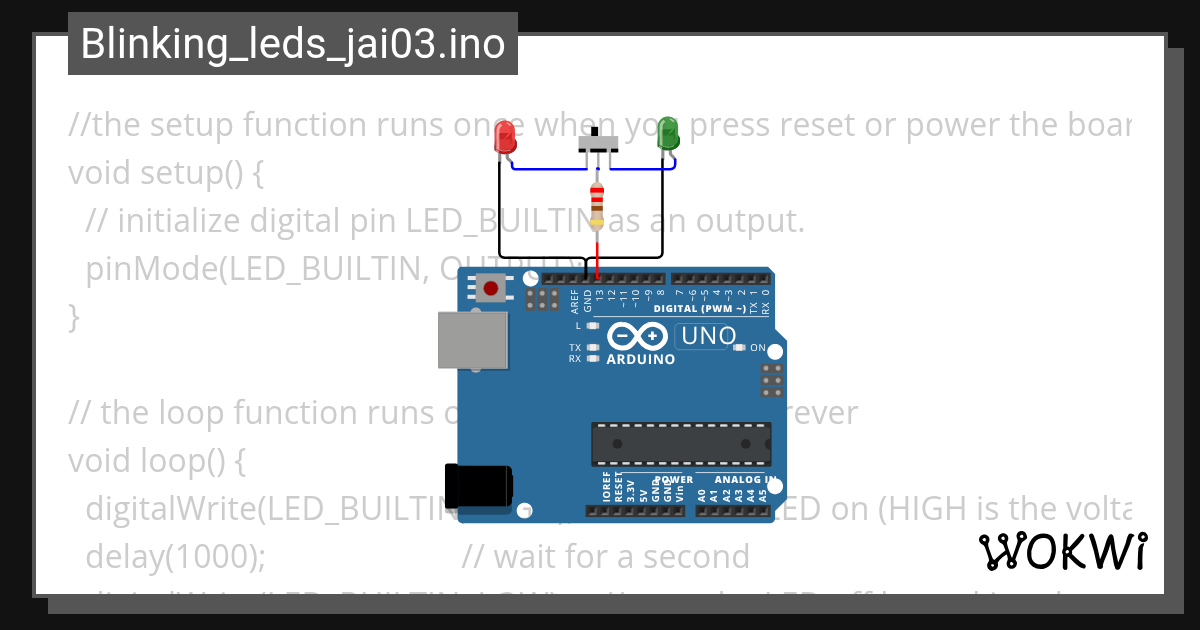 Blinkingledso Wokwi Esp32 Stm32 Arduino Simulator 7325