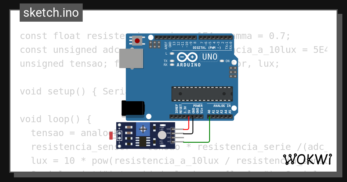Apostilaluminosidade Wokwi Esp32 Stm32 Arduino Simulator