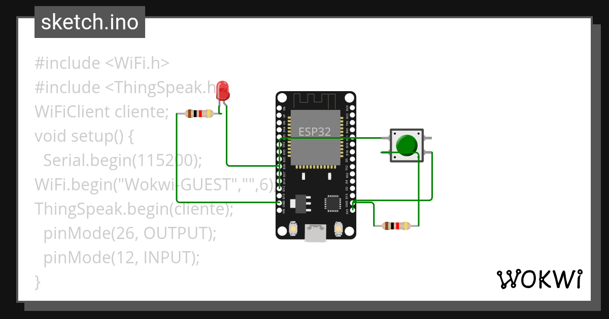 sketch.ino - Wokwi ESP32, STM32, Arduino Simulator