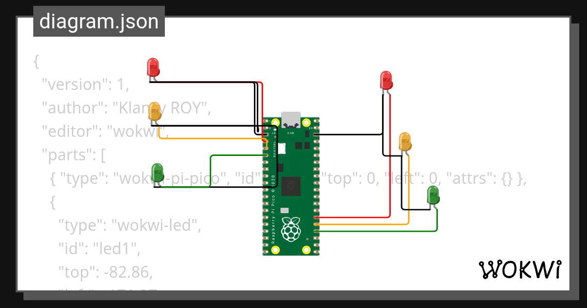 Untitled project - Wokwi ESP32, STM32, Arduino Simulator