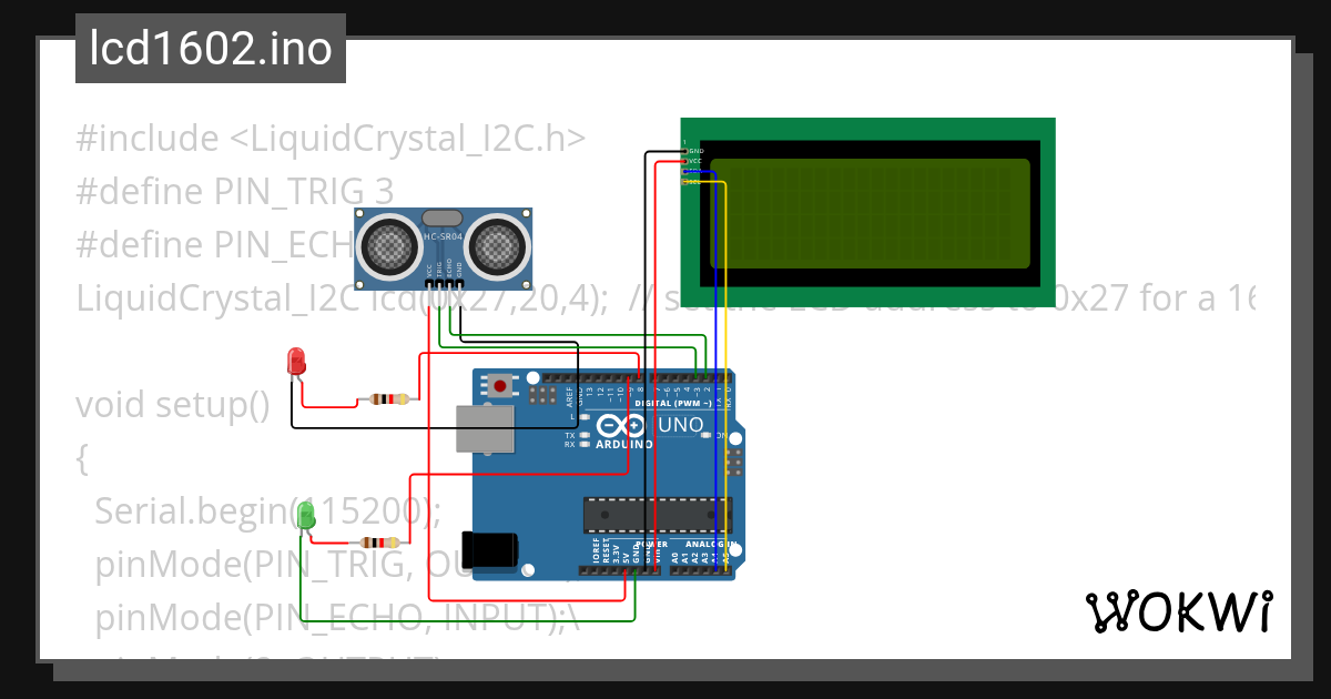lcd1602.ino - Wokwi ESP32, STM32, Arduino Simulator