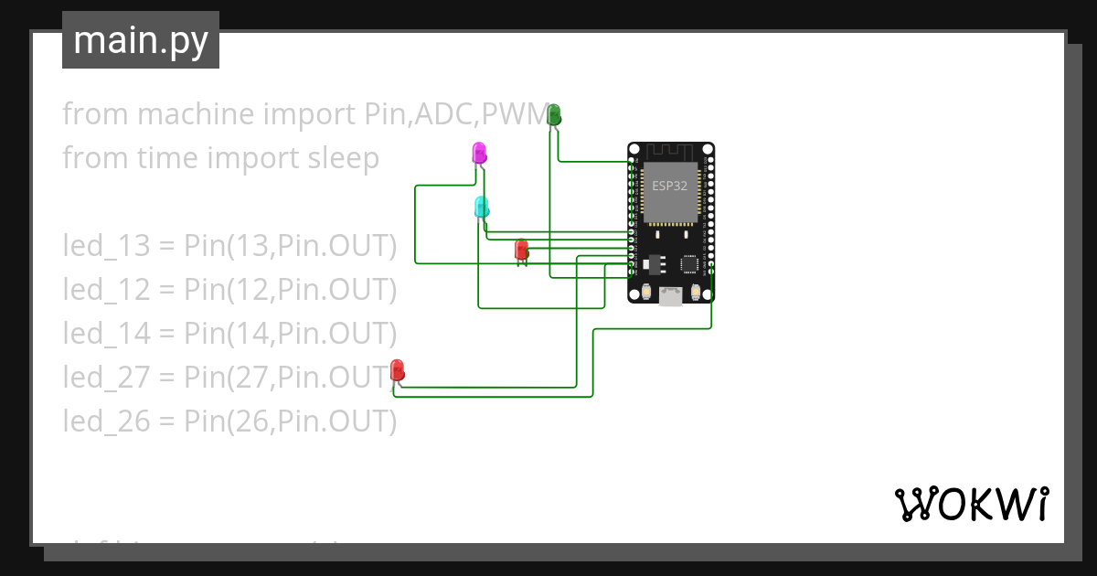 Wokwi - Online ESP32, STM32, Arduino Simulator