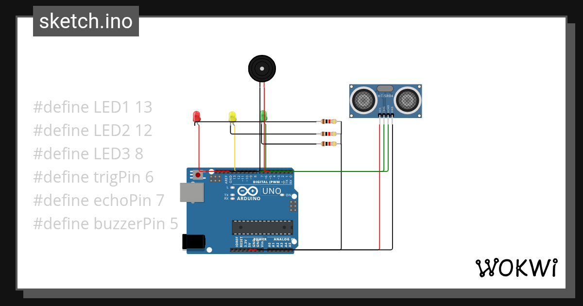 Lampu Merah Wokwi Esp32 Stm32 Arduino Simulator 2768