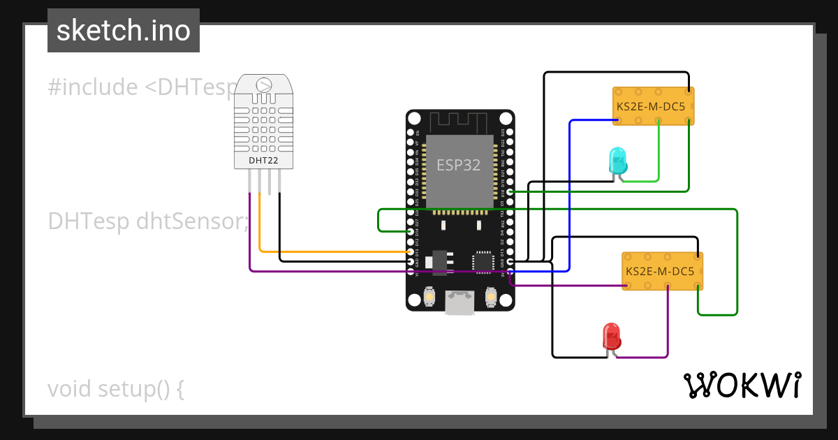 sketch.ino - Wokwi ESP32, STM32, Arduino Simulator