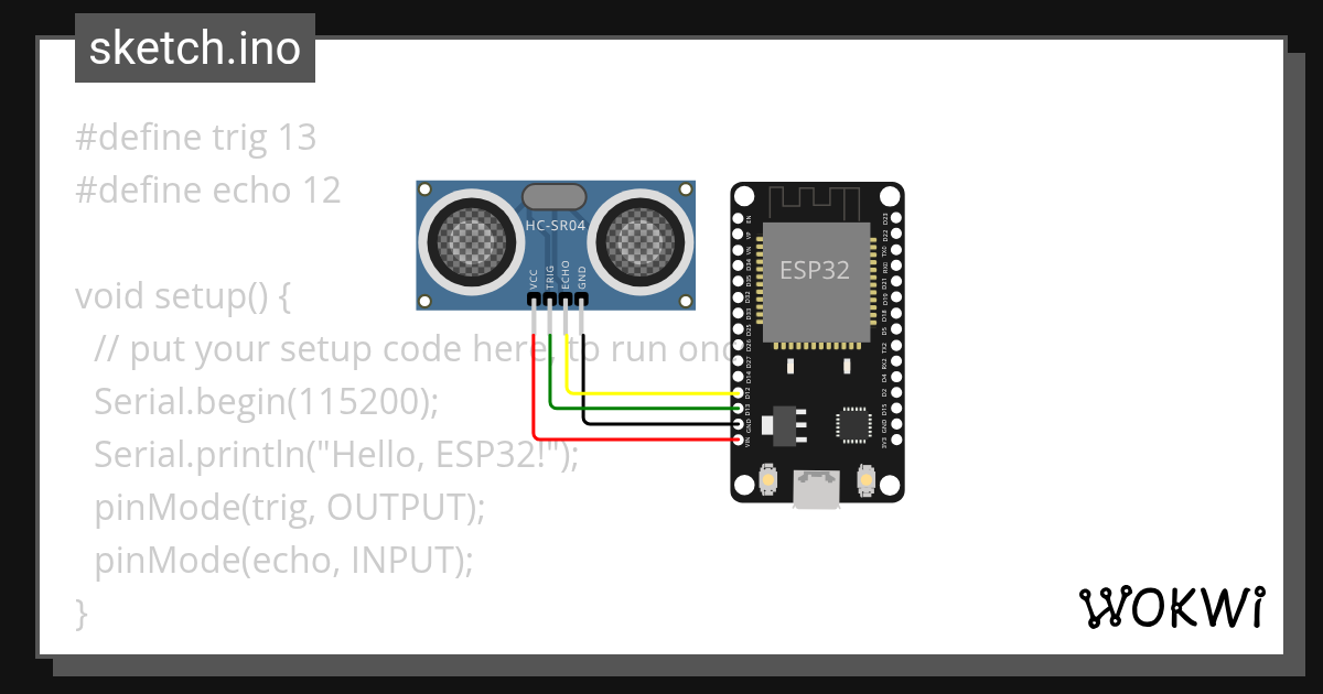 ukur jarak - Wokwi ESP32, STM32, Arduino Simulator ukur jarak - Wokwi ESP32, STM32, Arduino Simulator