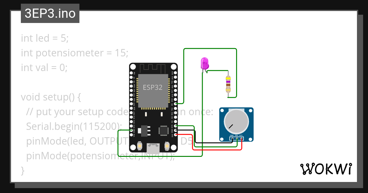 3EP3.ino - Wokwi ESP32, STM32, Arduino Simulator