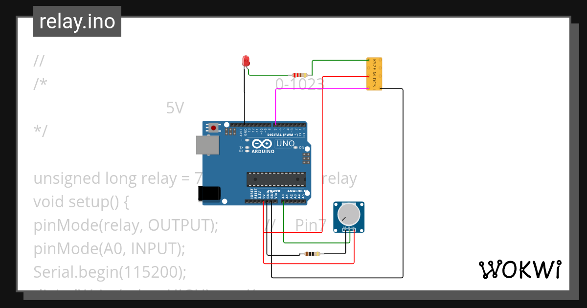 relay.ino - Wokwi ESP32, STM32, Arduino Simulator
