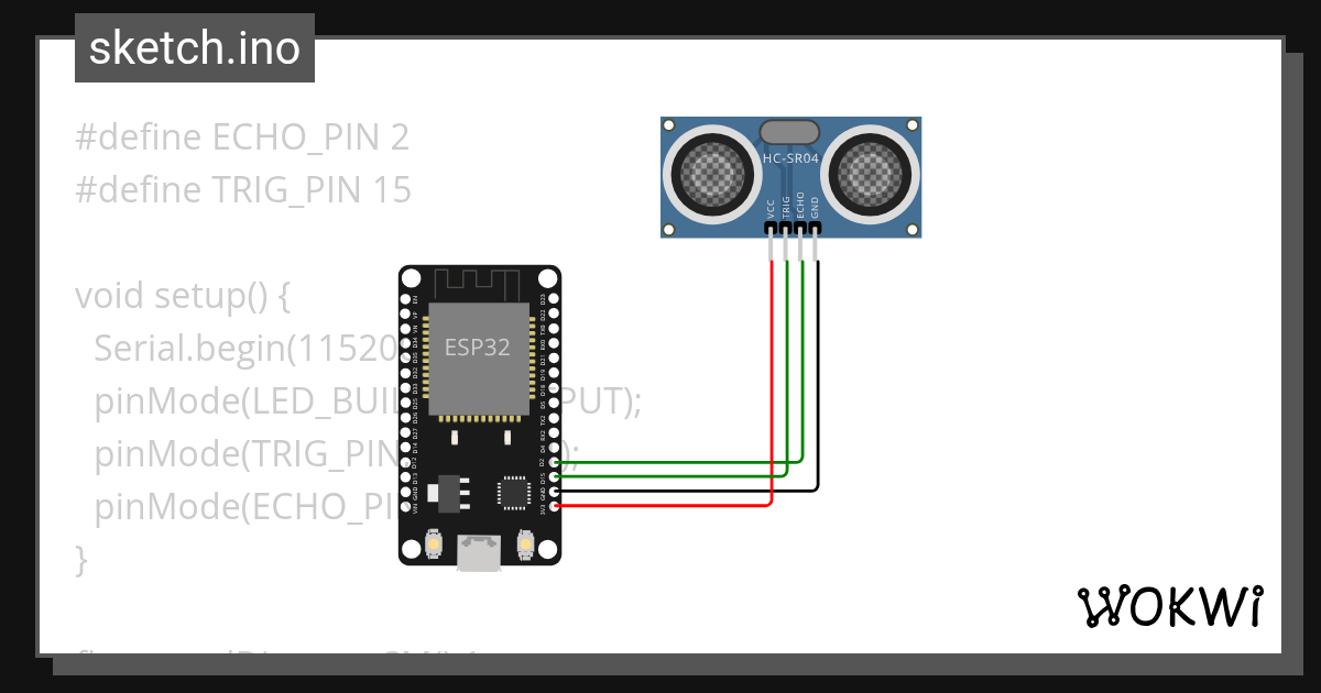 jarak.ino - Wokwi ESP32, STM32, Arduino Simulator